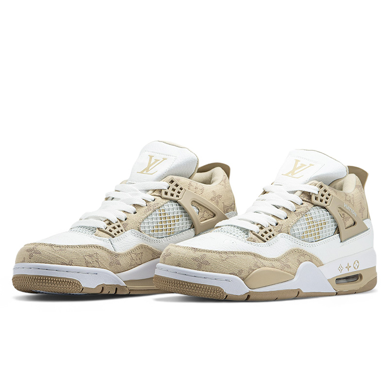Jordan 4 x Louis Vuitton White Beige купити з доставкою в Україні