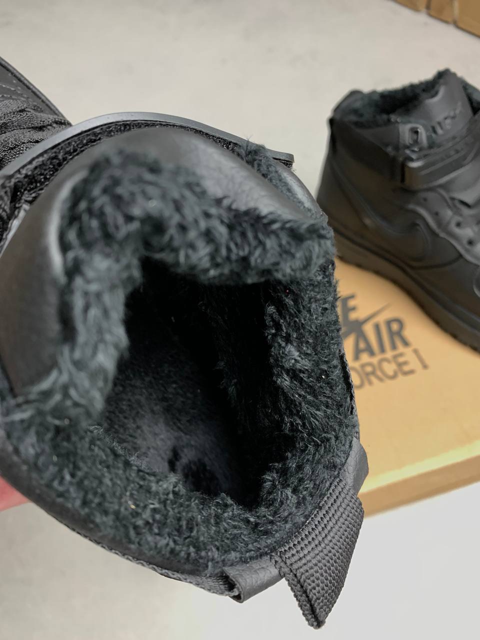 Air Force 1 High Gore-Tex Boot Triple Black Winter Fur buy from AF1